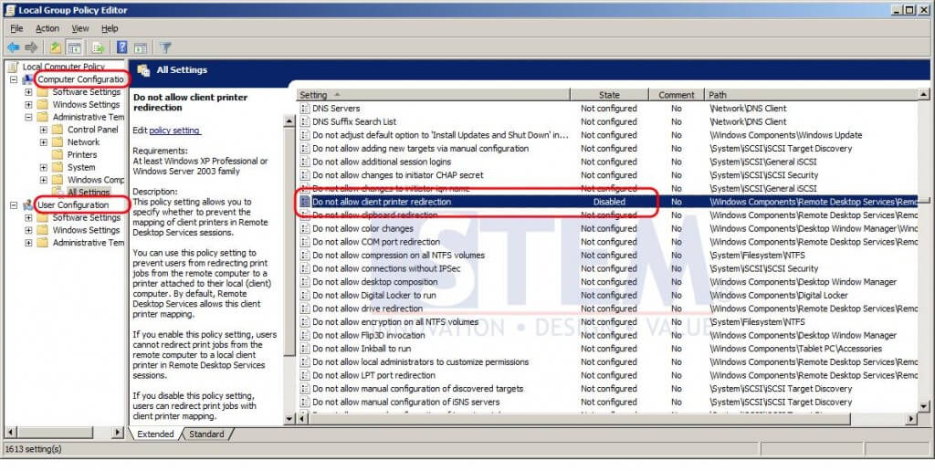 Printer Redirection in Remote Desktop Connection | SAP Business One ... Printer Redirection in Remote Desktop Connection | SAP Business One ...