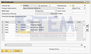 Phantom Item in SAP Business One: Simplify Your BoM