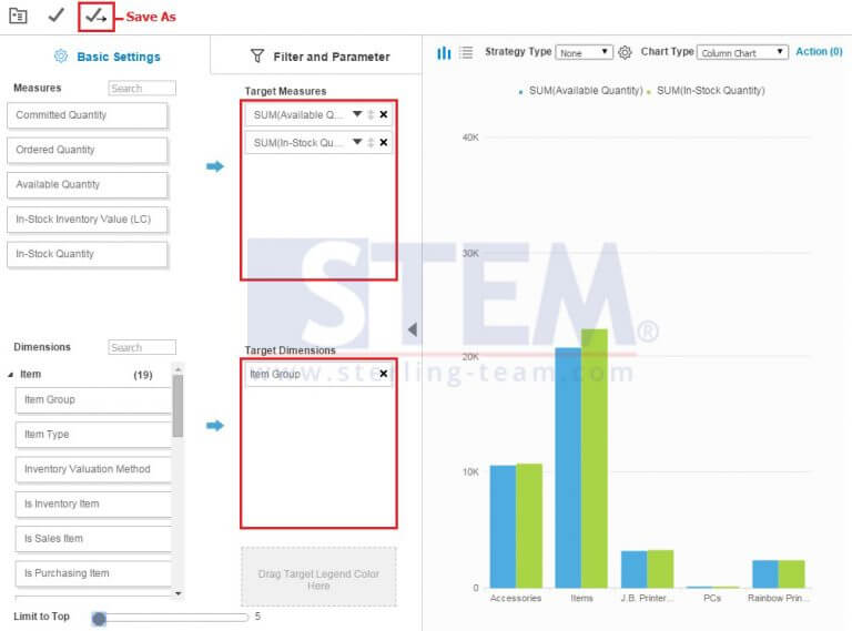 Add Action to Your SAP Dashboard