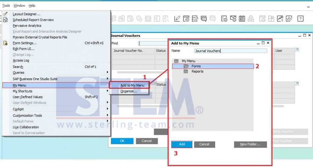 Set and Organize My Menu