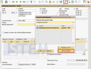 Preview Your Incoming or Outgoing Payment Draft