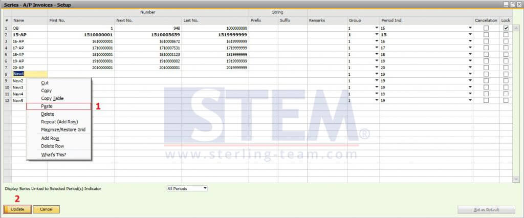 Easier Way to Add New Document Numbering
