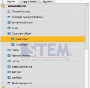 Import Business Partner Data from Excel