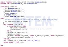 Splitting Arrayed String into Table Function on HANA