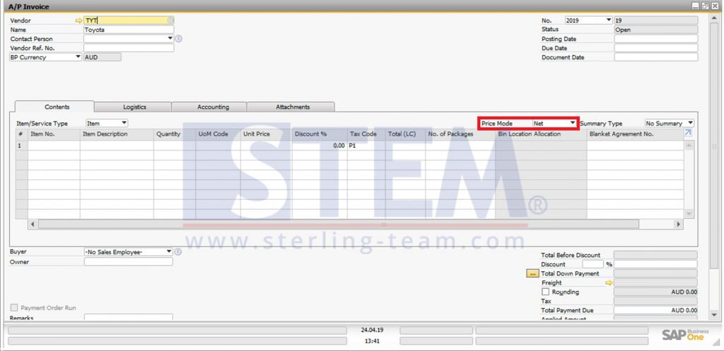 Pricing: Gross or Net?