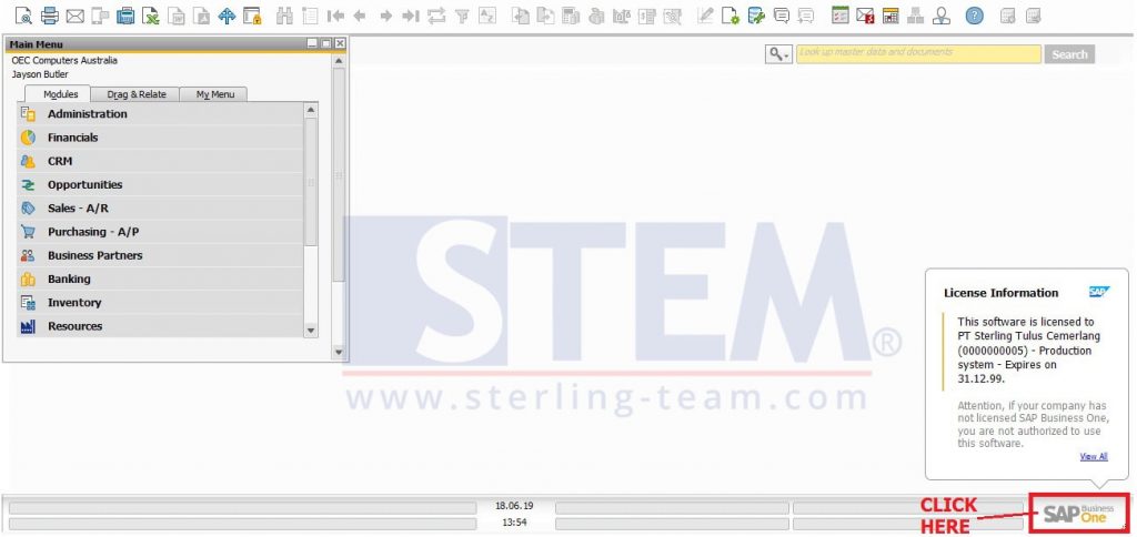 Close License Information Pop Up on Your Screen