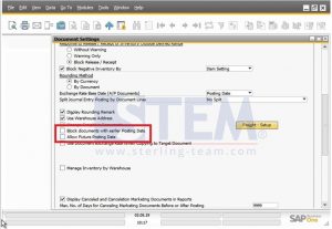 How to Set Early or Future Posting Date
