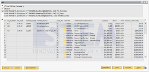 Query for List of Purchase Order (PO) Header – Detail