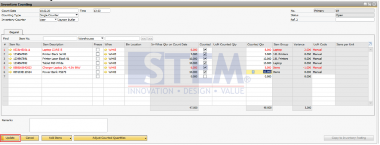 Boost Speed & Accuracy: Stock Count App for SAP B1