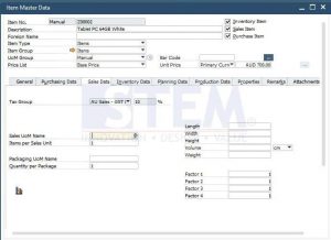 Tab Authorization In Master Data