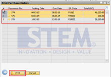 How To Use Document Printing In SAP Business One