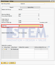 How to Define Item Groups in SAP Business One