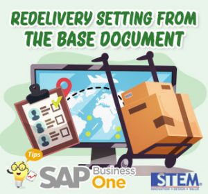 Redelivery Setting from the Base Document
