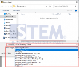 Export Crystal Reports Layouts in SAP Business One