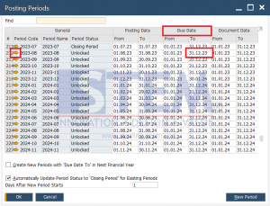 Fix Date Deviates Error in SAP Business One
