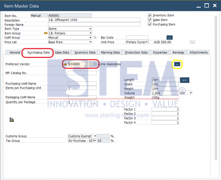 Preferred Vendor in SAP B1 – Streamline MRP & Requests