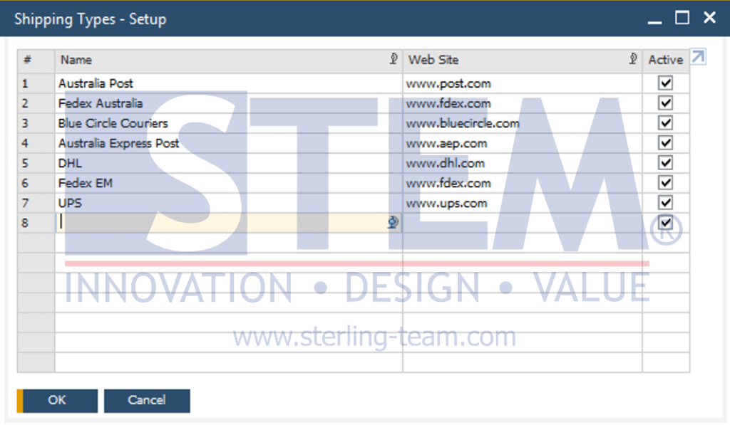 How to Set Up Shipping Methods in SAP Business One