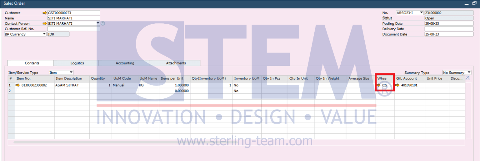 How to Set Default Warehouse in SAP Business One – Part 1