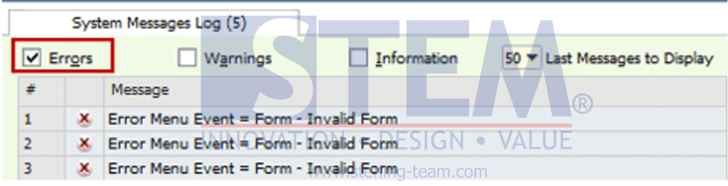 How To Show System Messages Log In Sap B1