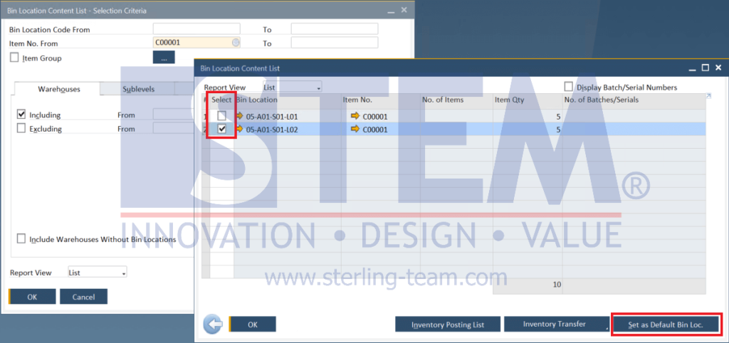 Cara Mengatur Default Bin Location di SAP Business One