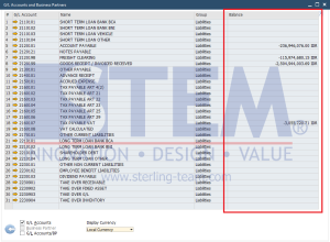 How to Show Negative Credit Balance in SAP B1