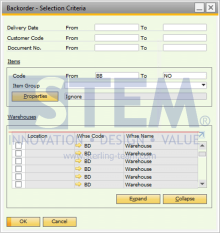 Backorder Report in SAP Business One