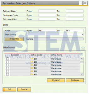 Backorder Report in SAP Business One