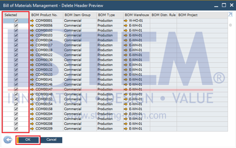 Bulk Delete BOMs in SAP Business One — Efficient Steps