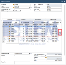 Rearranging Item Lines in SAP Business One Transaction Documents