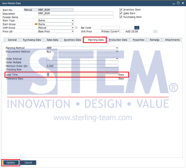 Lead Time in SAP Business One MRP: Role & Impact